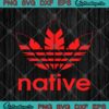 Native American Adidas Logo SVG PNG EPS DXF - Adidas Native Cricut File ...