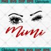 Arts Mimi Eyes Wink SVG PNG EPS DXF Cricut File Silhouette Art