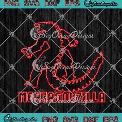 Godzilla Vs. Kong Mechagodzilla Neon SVG PNG EPS DXF - Godzilla VS Kong ...