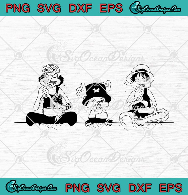 One Piece Usopp Tony Tony Chopper Monkey D. Luffy SVG PNG EPS DXF ...