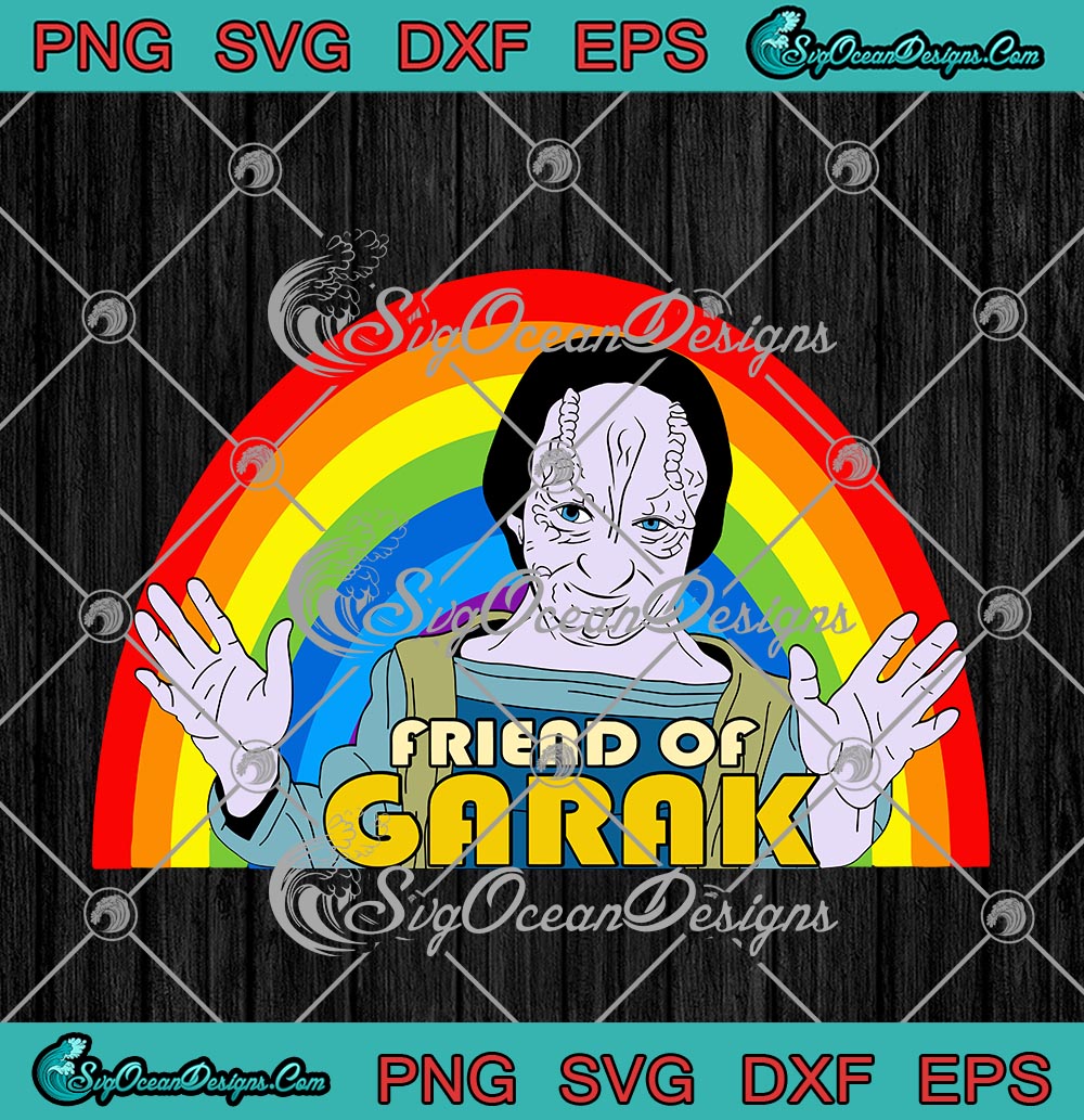 Friend Of Garak Rainbow Star Trek: Deep Space Nine SVG PNG EPS DXF ...