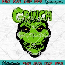 Grinch It's Me Hi I'm The Mean One SVG - It's Me Santa Grinch Christmas ...