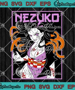 Nezuko Kamado Kimetsu No Yaiba SVG Demon Slayer Gift Anime Manga SVG ...