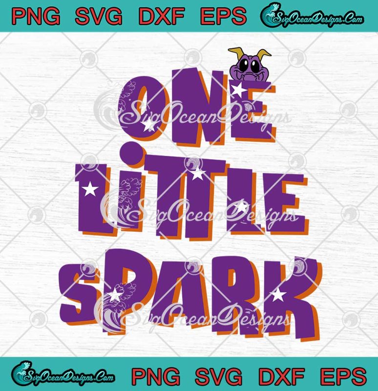 One Little Spark Cute Figment Disney Gift SVG PNG EPS DXF Cricut File