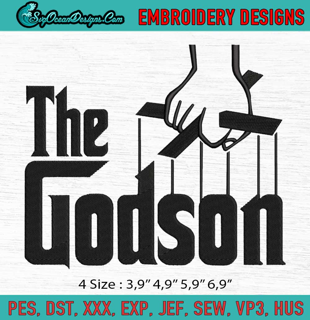 The Godson Embroidery, The Godfather Movie Embroidery, Machine ...