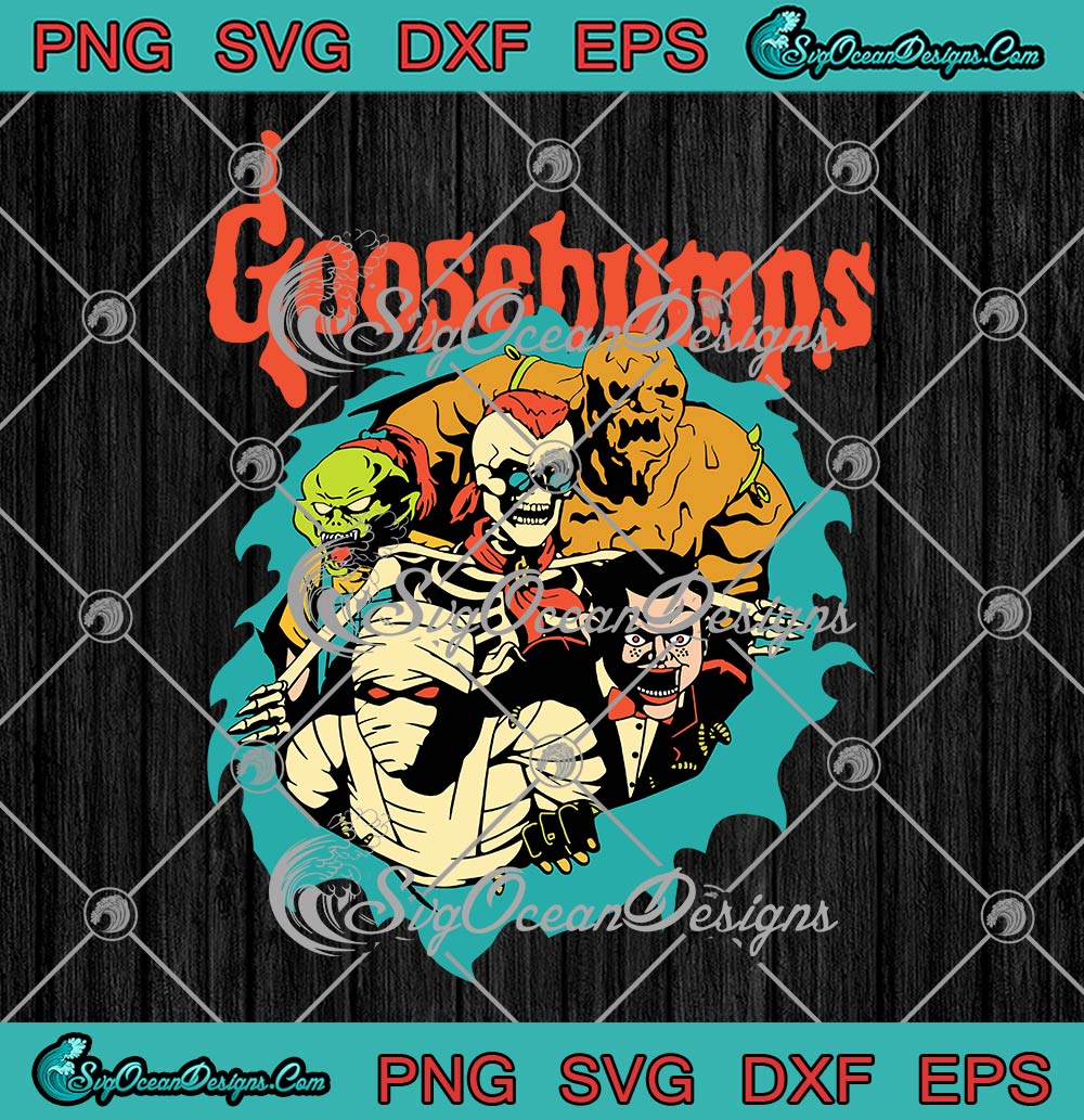 Goosebumps Horror Movie Halloween SVG, Gift For Fan SVG PNG EPS DXF PDF ...