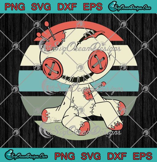 Halloween Voodoo Doll Lazy SVG, Halloween Costume Creepy Vintage SVG ...