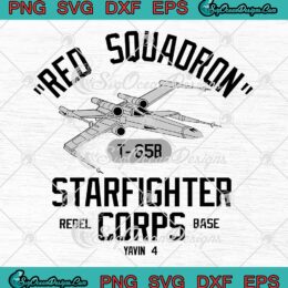 Star Wars Red Squadron SVG, Starfighter Corps Logo SVG, Rebel X-Wing ...
