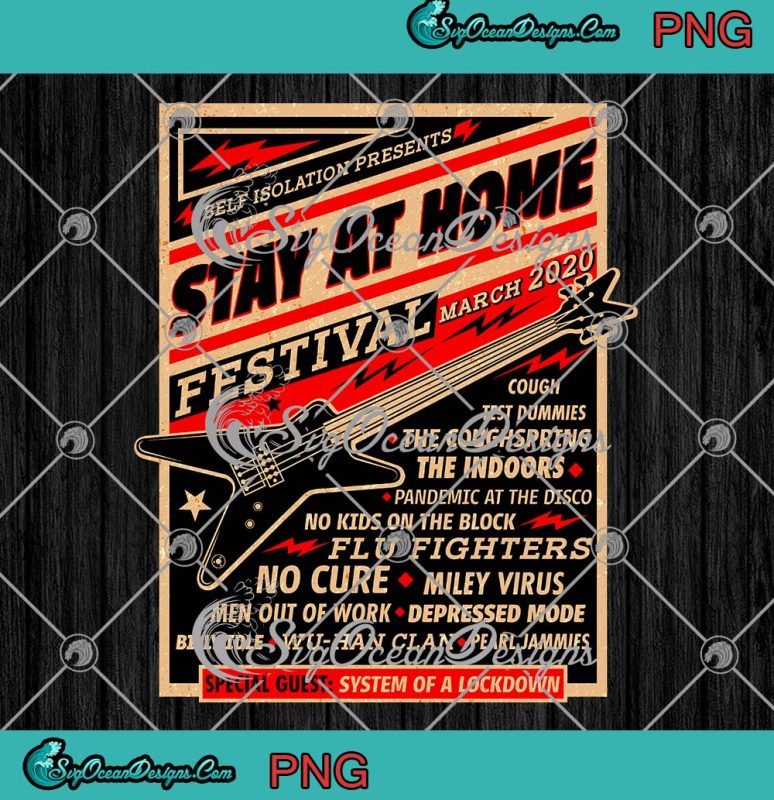 Stay At Home Festival Concert Poster Quarantine PNG, Musical Festival ...