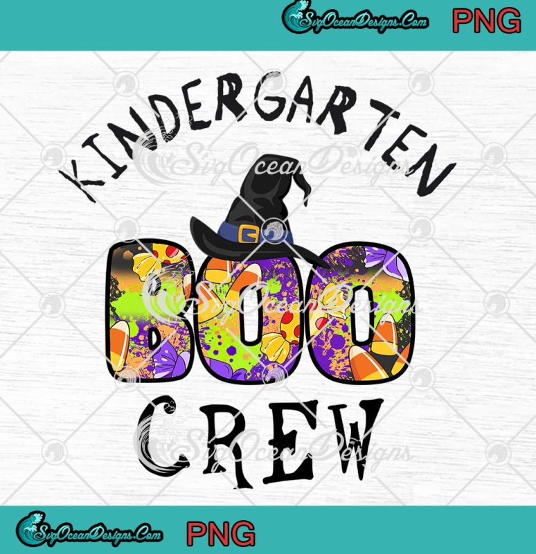 Kindergarten Boo Crew Boo Witch PNG, Halloween Teacher Costume PNG JPG ...
