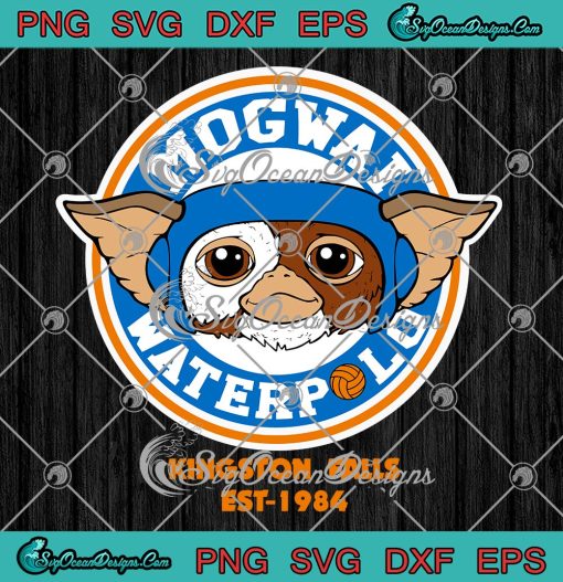 Gizmo Gremlins Mogwai Waterpolo SVG, Kingston Falls Est 1984 SVG PNG ...