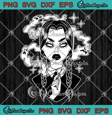 Wednesday Addams Trending SVG, Wednesday Movie Addams Family SVG PNG ...