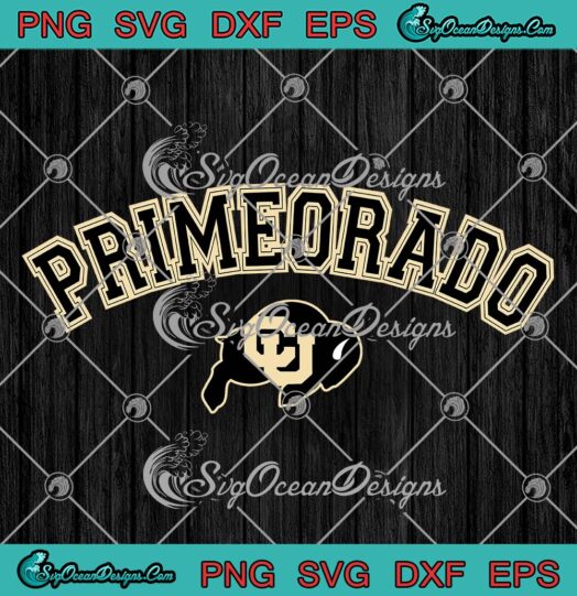 Primeorado Prime Colorado Football SVG, Colorado Buffaloes Logo SVG PNG ...