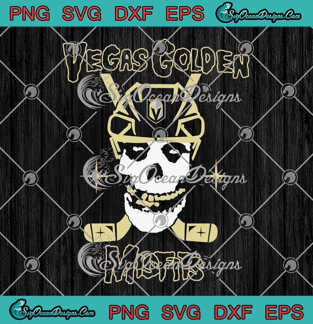 Vegas Golden Misfits Trendy SVG - Vegas Golden Knights X Misfits SVG ...