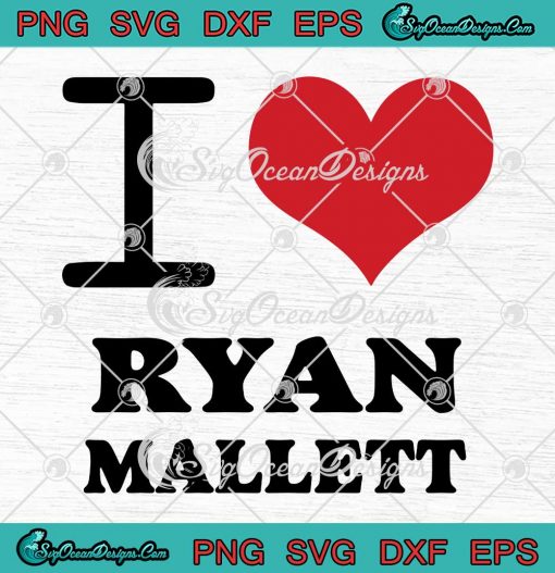 I Love Ryan Mallett Football 2023 SVG - Rip Ryan Mallett SVG PNG EPS ...