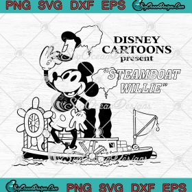 1928 Steamboat Willie SVG - Disney Mickey Mouse Sound Cartoon SVG PNG ...