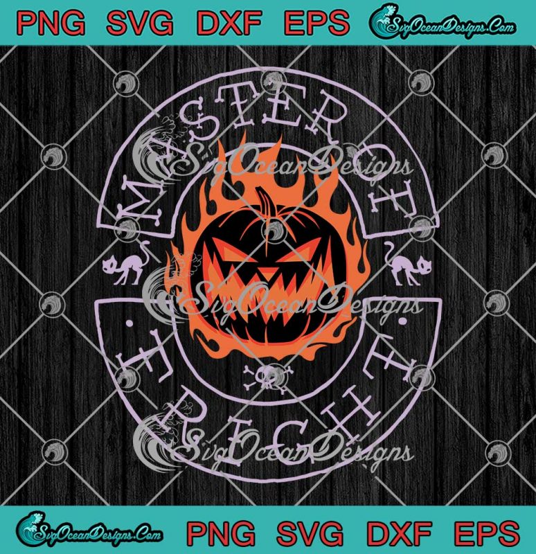 Flamed Pumpkin Master Of Fright SVG - Disney The Nightmare Before ...