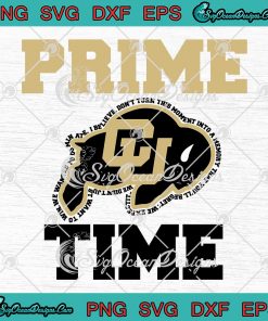 Prime Time Colorado Football SVG - Deion Sanders Colorado Buffaloes SVG ...