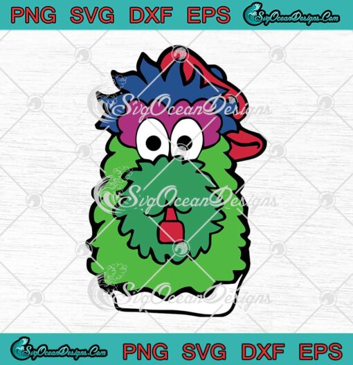 Phillies Phanatic Mascot Baseball SVG - MLB Philadelphia Phillies ...