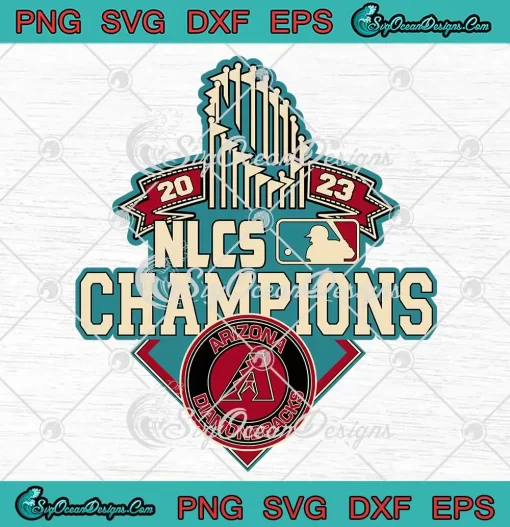 Retro-NLCS-2023-Champions-SVG---MLB-Arizona-Diamondbacks-Baseball-SVG ...