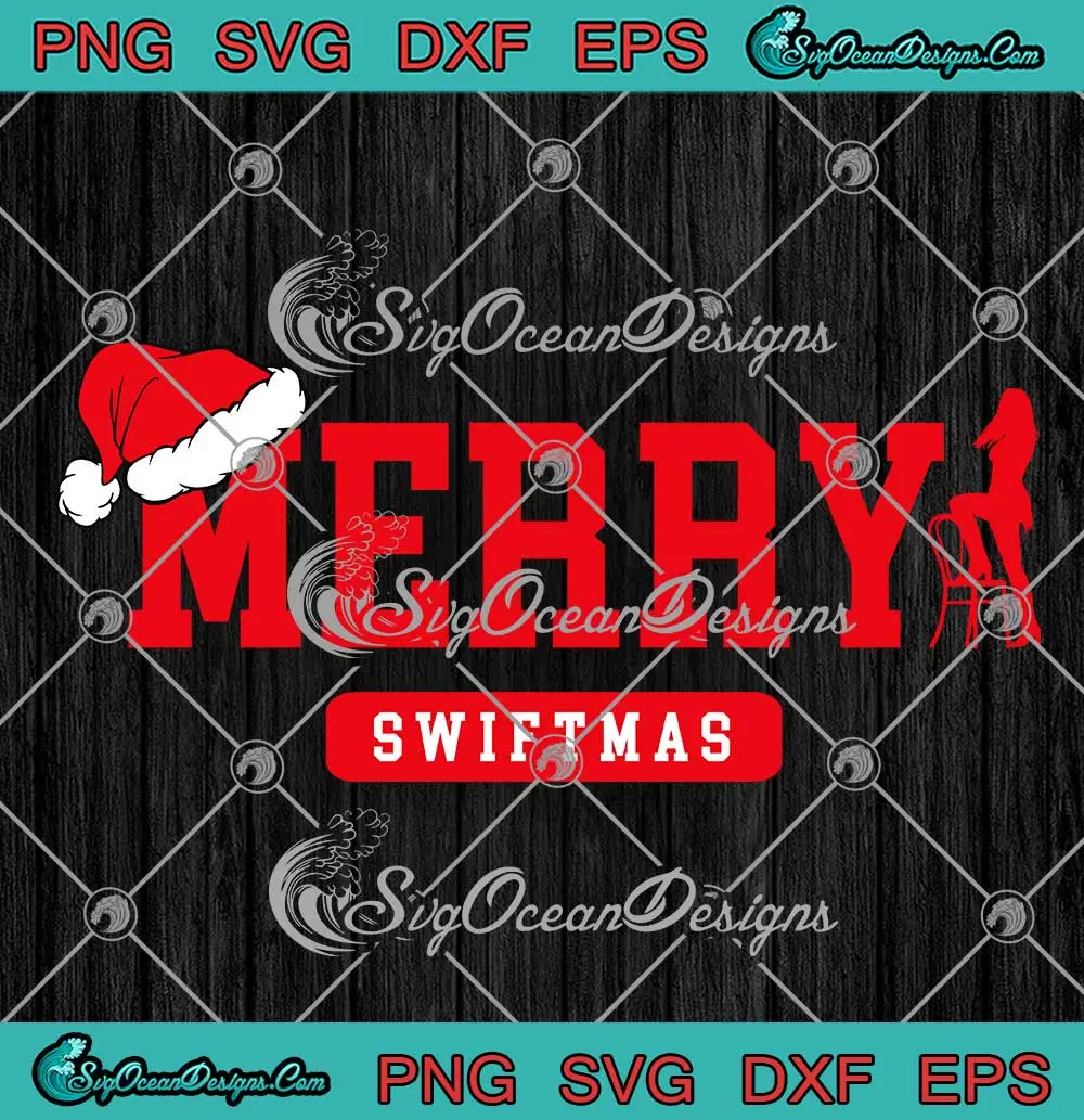 Merry Swiftmas Christmas Hat SVG - Taylor Swift Christmas SVG PNG ...