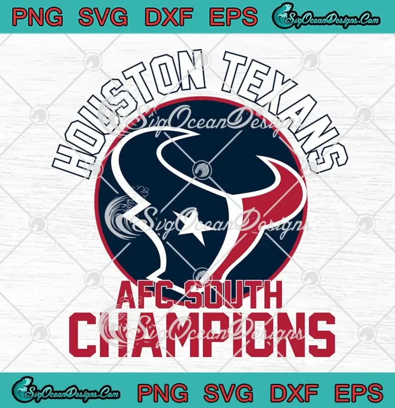 Houston Texans Football Logo SVG - AFC South Champions SVG PNG, Cricut File