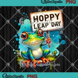 Frog Hoppy Leap Day PNG - Happy Leap Year Birthday PNG JPG Clipart ...