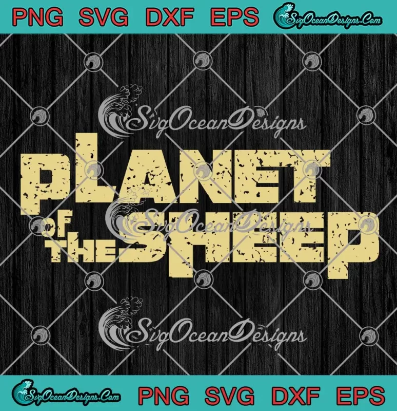 Planet Of The Sheep SVG - Classic Movie Parody SVG - Conspiracy ...