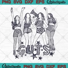 Vintage Olivia Rodrigo GUTS Album SVG - Olivia Rodrigo SVG - GUTS World ...