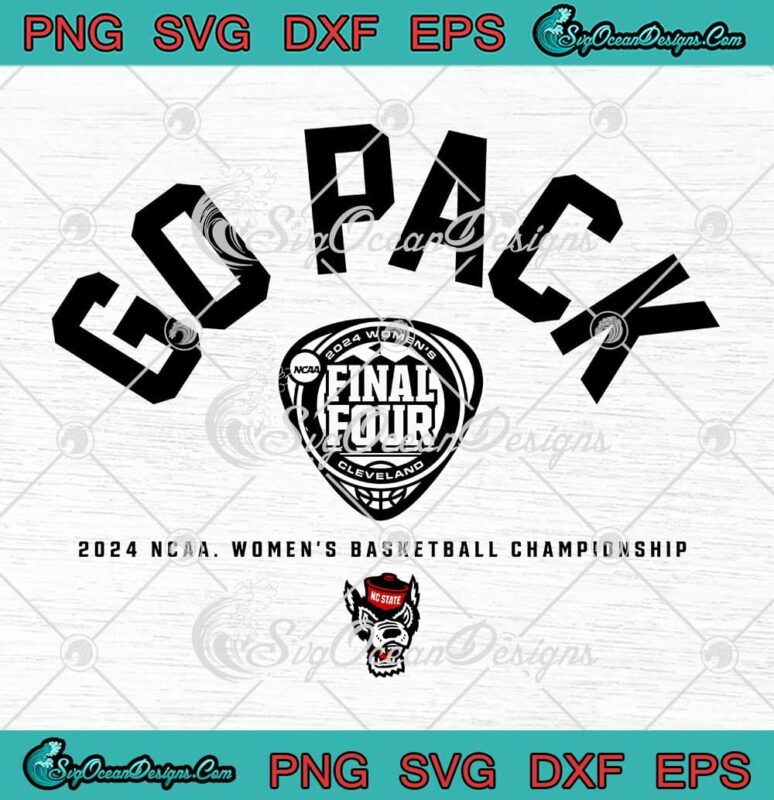 NC State Wolfpack Go Pack 2024 SVG - NCAA Women's Basketball ...