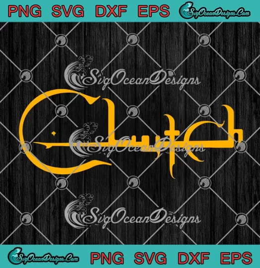 Clutch Rock Band Logo SVG - Clutch American Rock Band Music SVG PNG ...