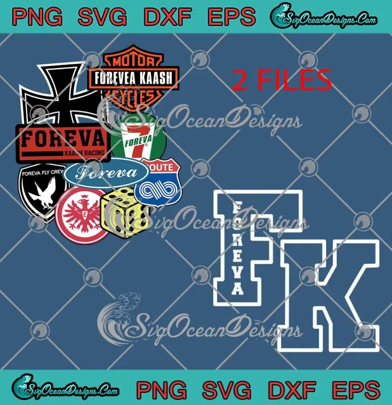 Foreva Kaash Racing SVG - Foreva Kaash Logo SVG PNG, Cricut File