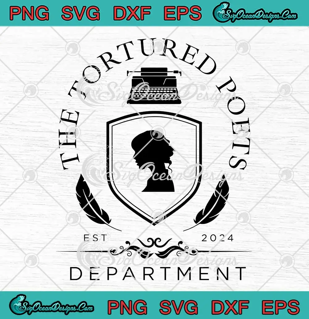 The Tortured Poets Department Crest SVG - Swiftie Gift SVG - The Eras ...
