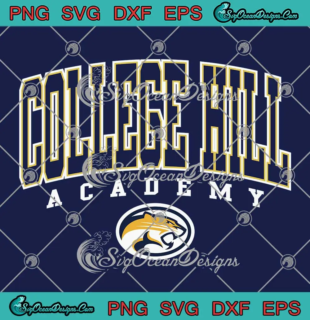 College Hill Academy Vintage SVG - College Hill Sports SVG PNG, Cricut File