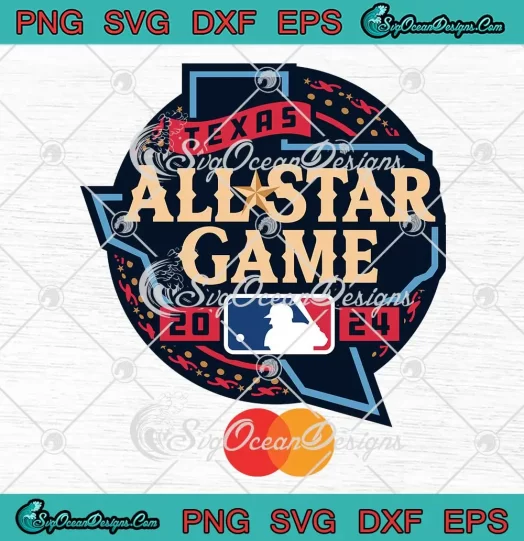 Texas All-Star Game 2024 SVG - MLB Texas Rangers SVG PNG, Cricut File