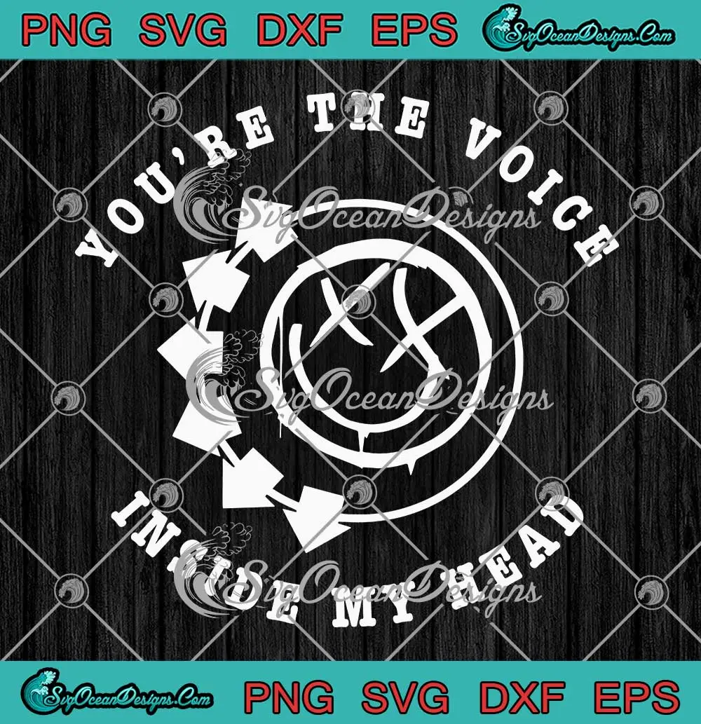 You're The Voice Inside My Head SVG - Blink-182 SVG - I Miss You Lyrics ...