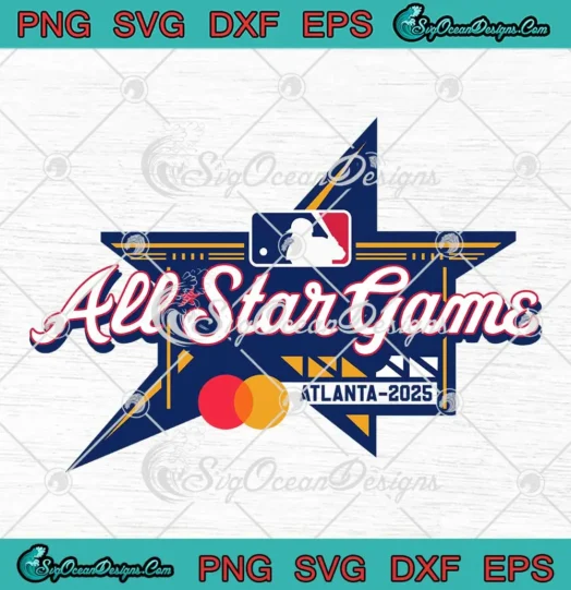 All Star Game Atlanta 2025 SVG - MLB All Star Game Logo SVG PNG, Cricut ...