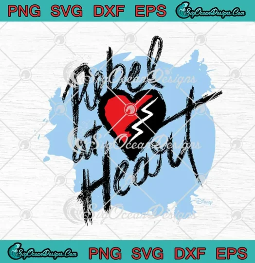 Disney Descendants 4 SVG - The Rise Of Red Rebel At Heart SVG PNG ...