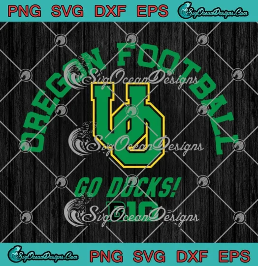 Oregon Ducks Big 10 Football Logo SVG - Oregon Football Go Ducks SVG ...