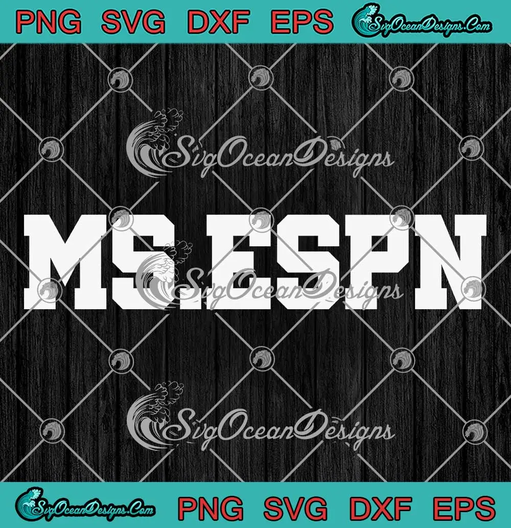 Ms. Espn SVG PNG, Cricut File