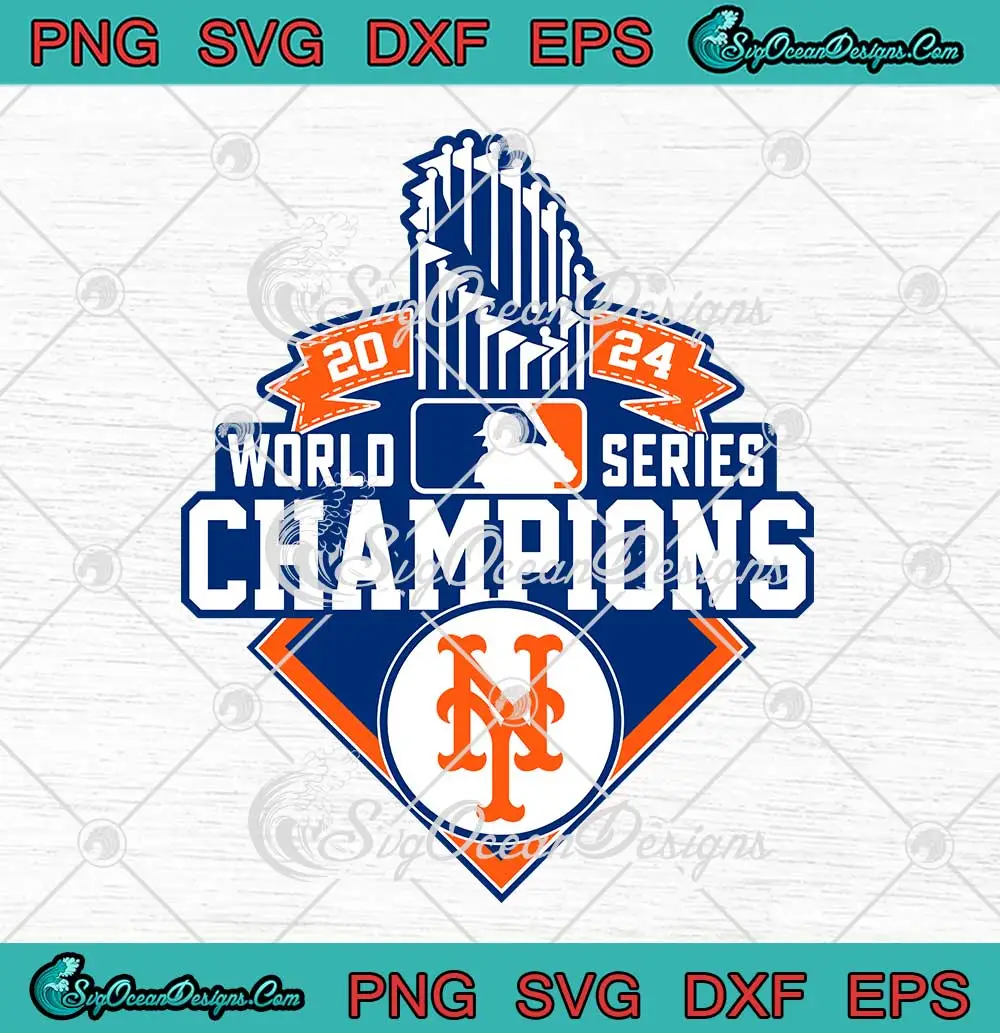 New York Mets Baseball Trophy SVG - 2024 World Series Champions SVG PNG ...