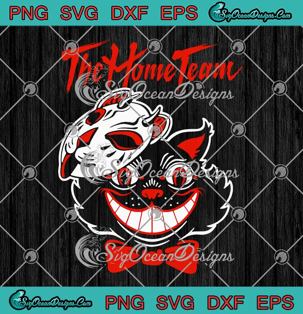 The Home Team SVG - Cat Mask Halloween 2024 SVG PNG, Cricut File