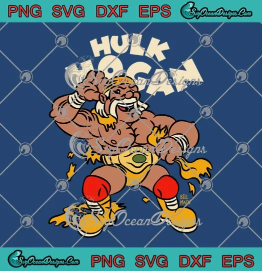 Hulk Hogan Bill Main SVG - WWE Wrestling SVG PNG, Cricut File