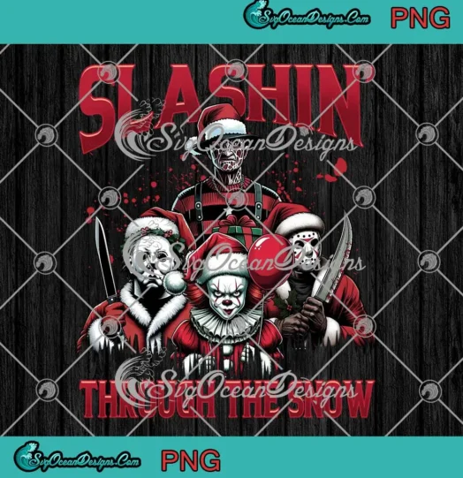Slashin' Through The Snow PNG - Horror Killer Christmas PNG Clipart ...