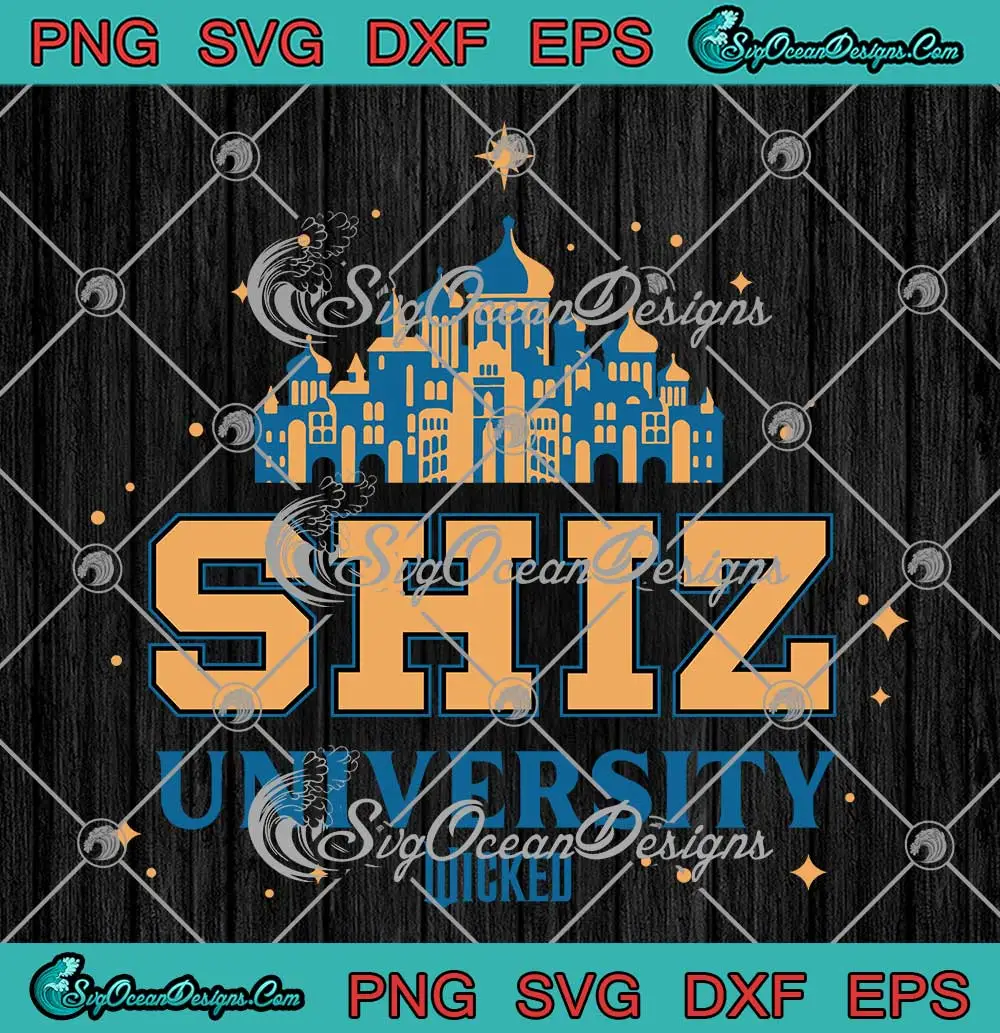 Wicked Shiz University SVG - Wicked Musical Broadway SVG PNG, Cricut File