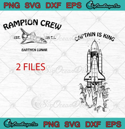 Rampion Crew Captain Is King SVG - The Lunar Chronicles Bookish SVG PNG ...