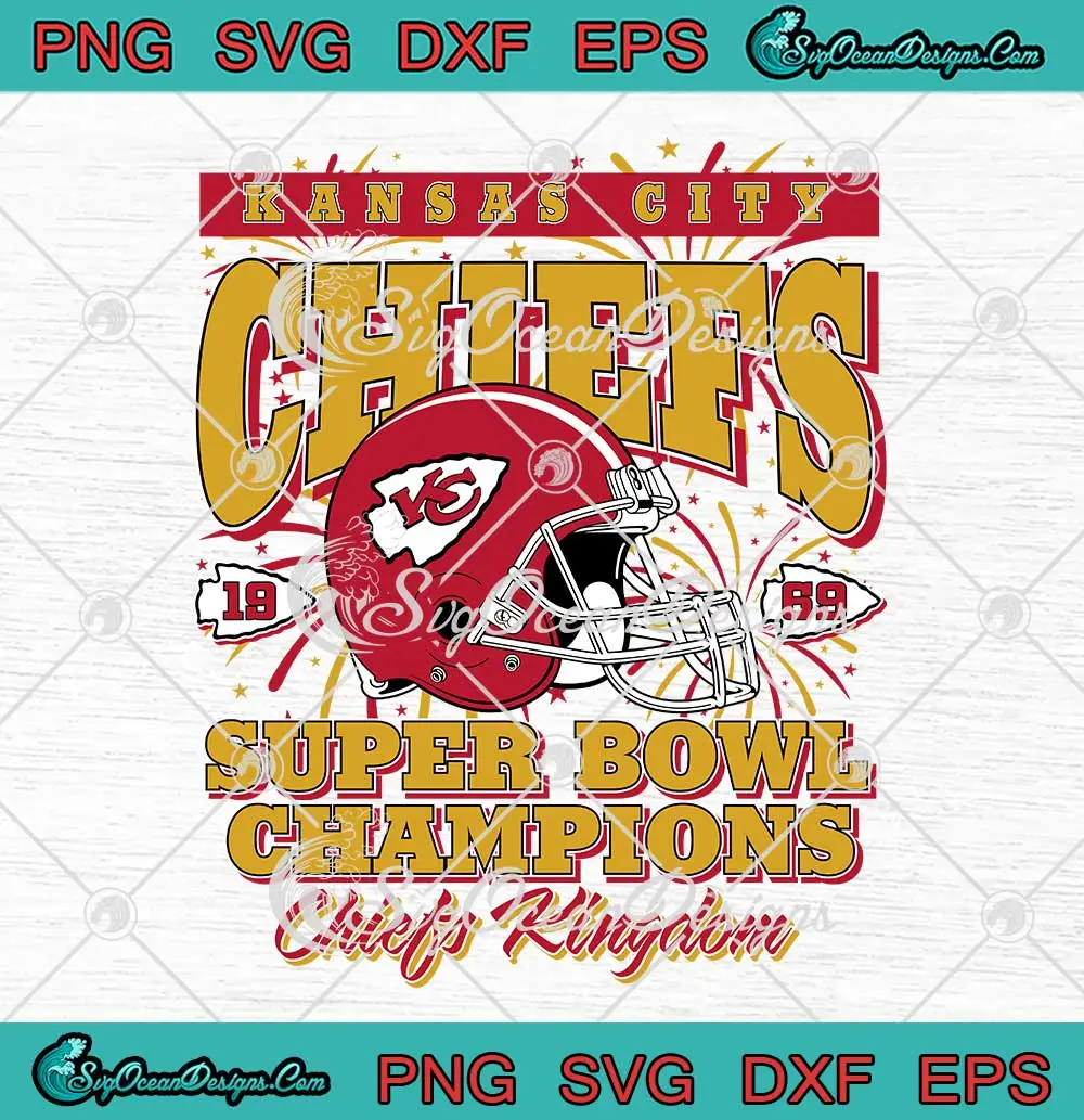 Kansas City Chiefs Super Bowl Champions SVG - Chiefs Kingdom Helmet SVG PNG, Cricut File