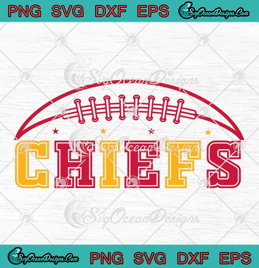 Kansas City Football SVG - Chiefs Football SVG PNG, Cricut File