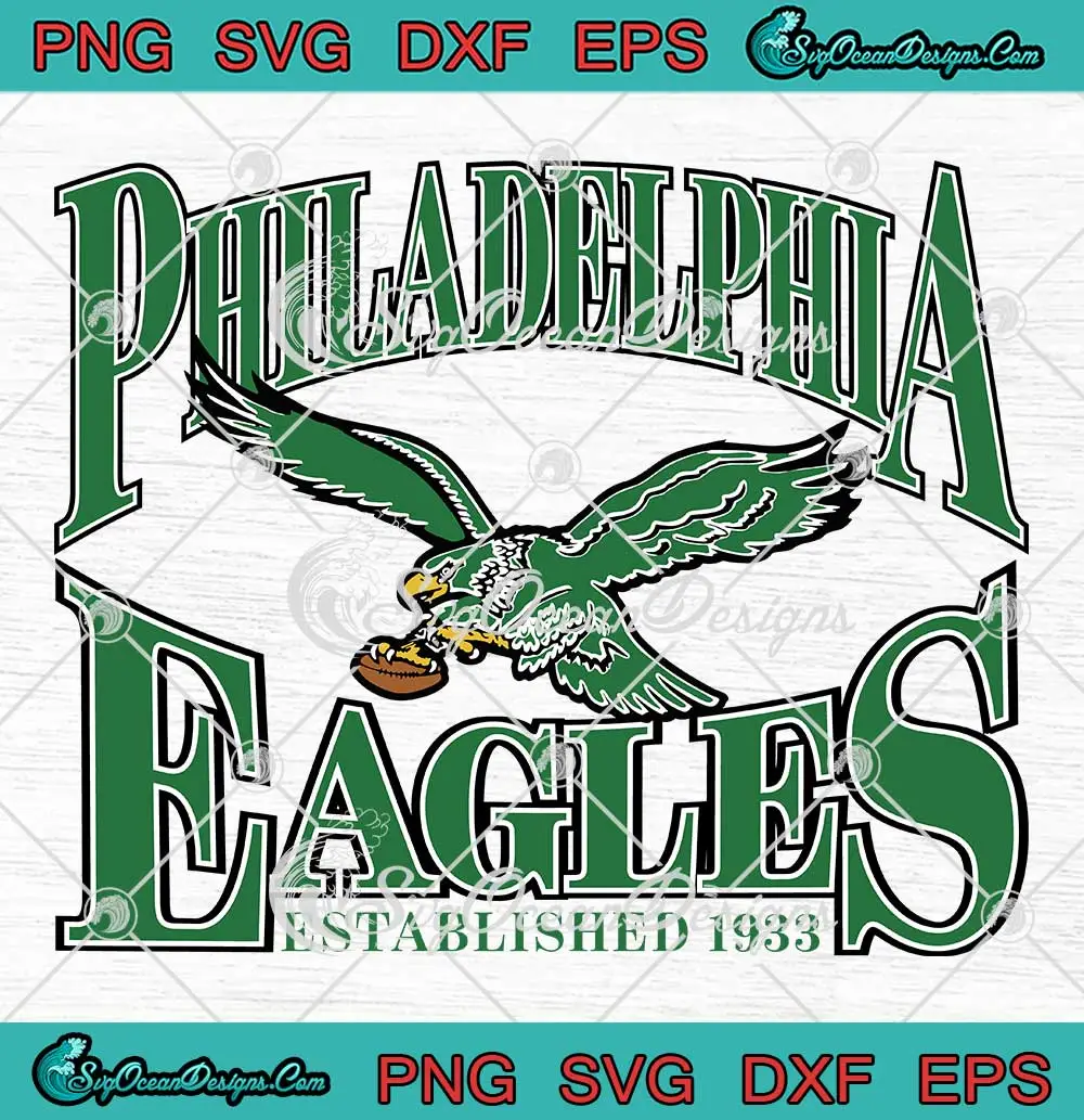 Philadelphia Eagles Established 1933 SVG - Philadelphia Fly Eagles Fly ...