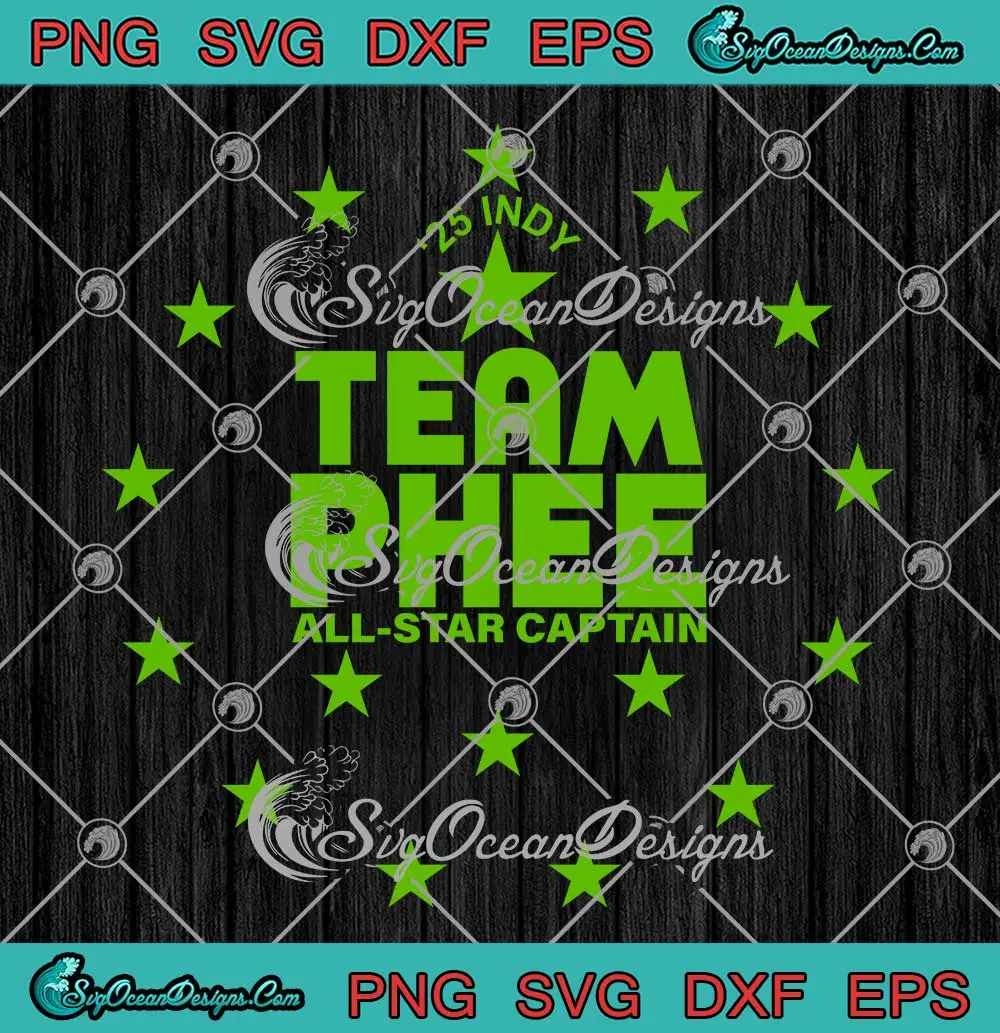 Napheesa Collier Team Phee SVG - 2025 Indy All-Star Captain SVG PNG ...